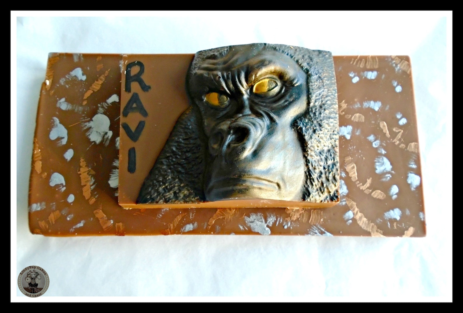 Gorilla Gift/chocolate Gorilla/mountain Gorilla/edible Gorilla - Etsy