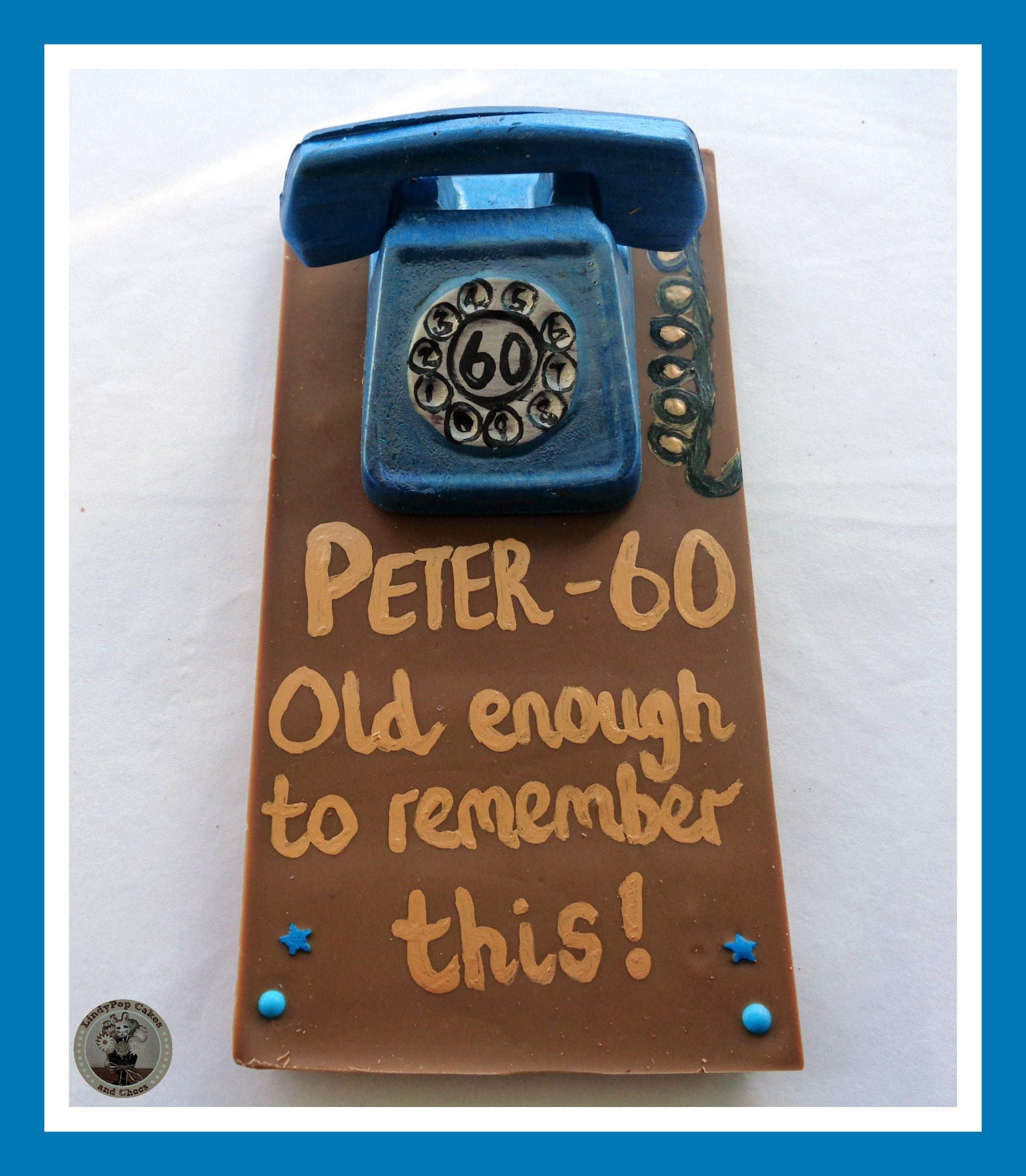 Retro Chocolate Telephone Gift: Novelty Birthday Present - Personalised ...