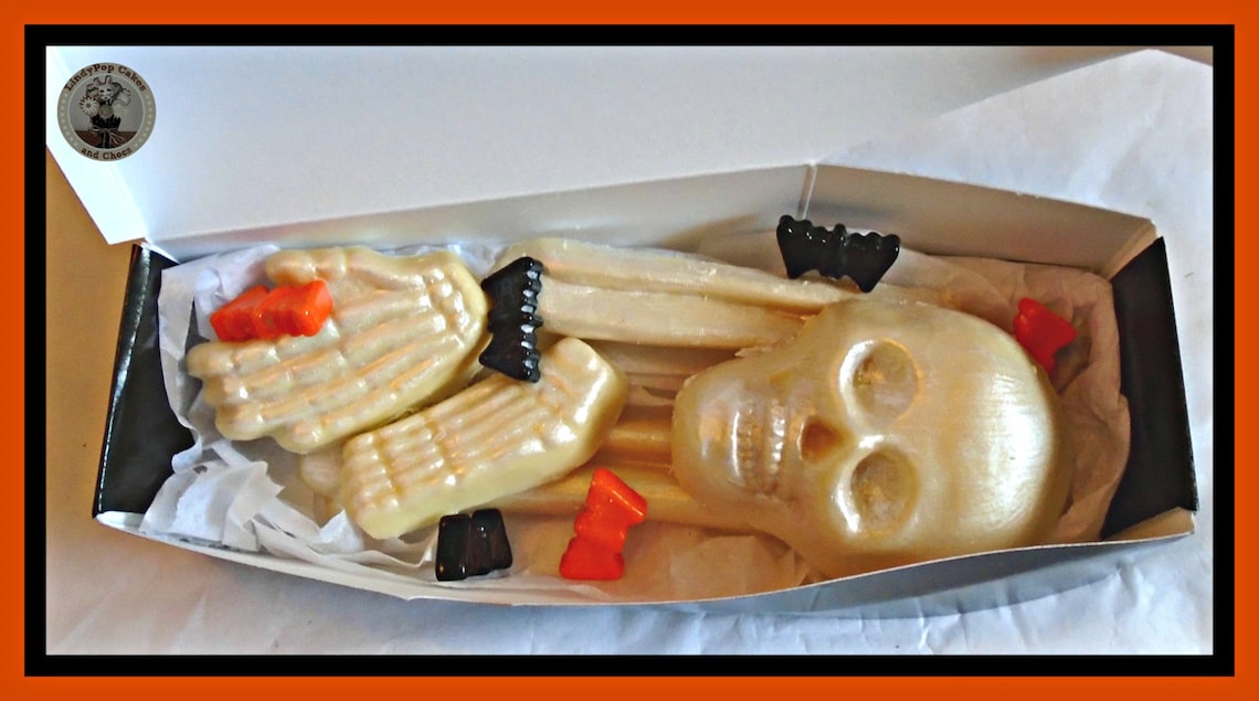 Chocolate Skeleton/coffin/halloween Gift/chocolate - Etsy Hong Kong