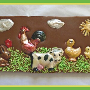 Farm Animals Chocolate Gift/farmyard/farmer/farm Party/kids Birthday ...