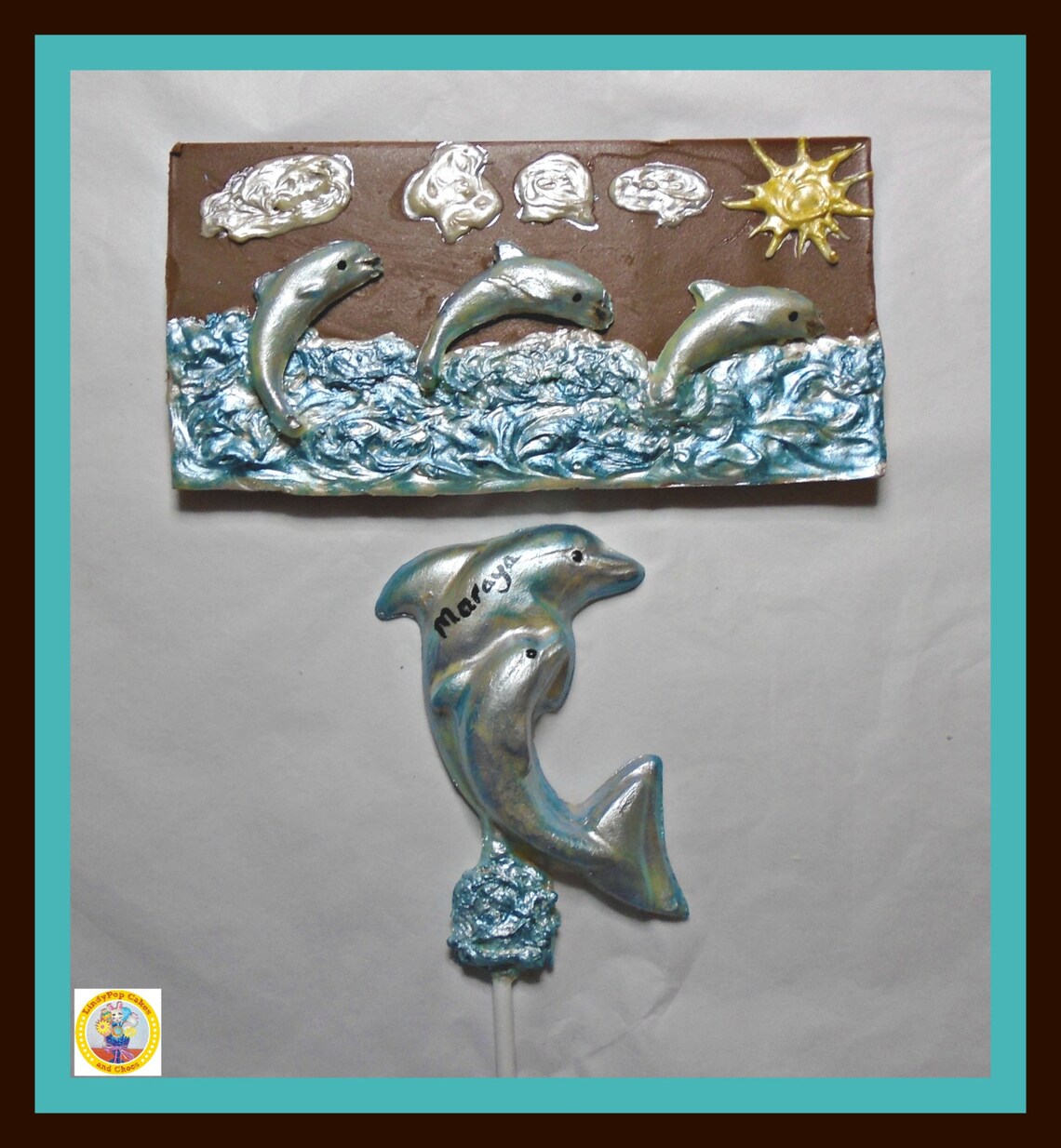 Dolphin Gift/chocolate Dolphin Birthday Gift/edible | Etsy