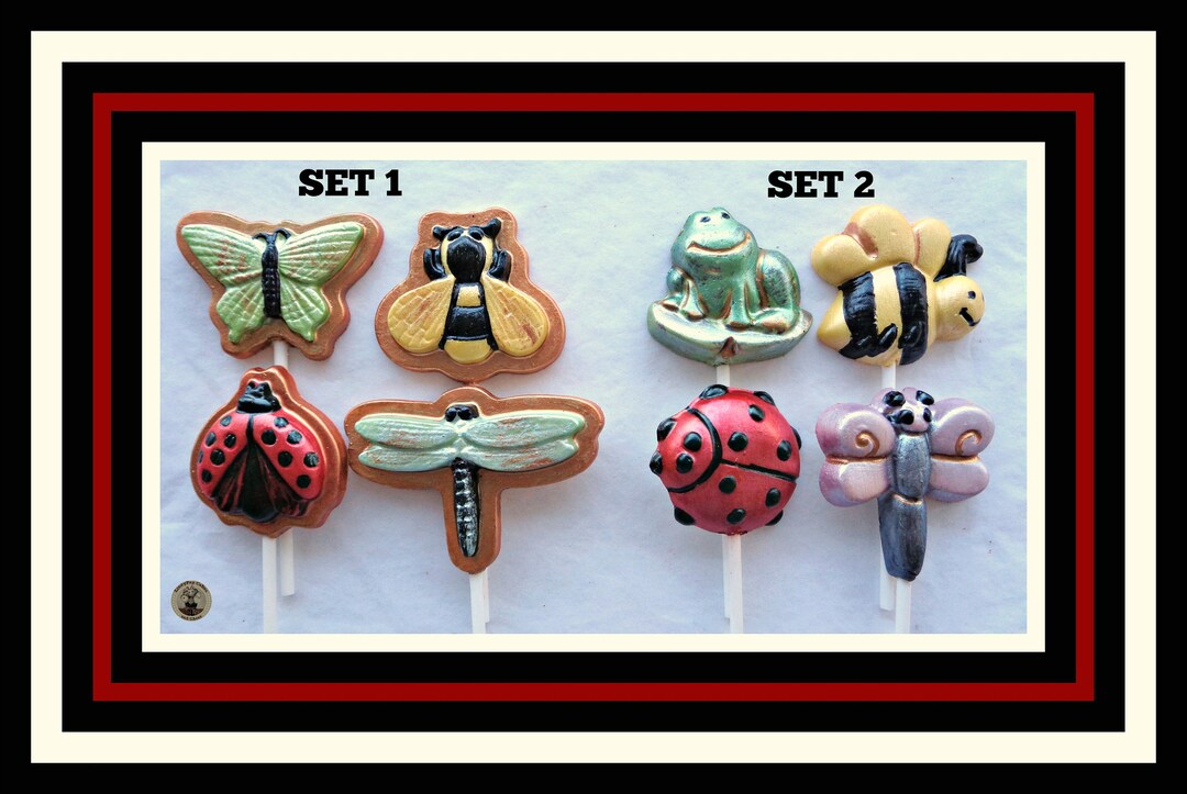 Chocolate Bug Lollipops: Hand-painted Belgian Chocolate Insects - Kids ...