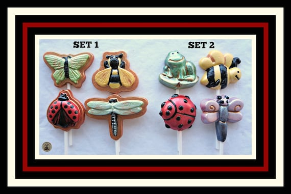 Insects Chocolate Gift/edible Bug Lollipops/kids Bug - Etsy