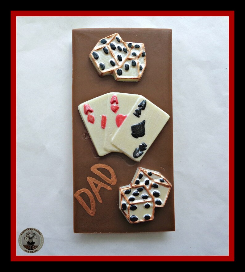 Card Player Gift/playing Cards Chocolate Gift/bridge - Etsy