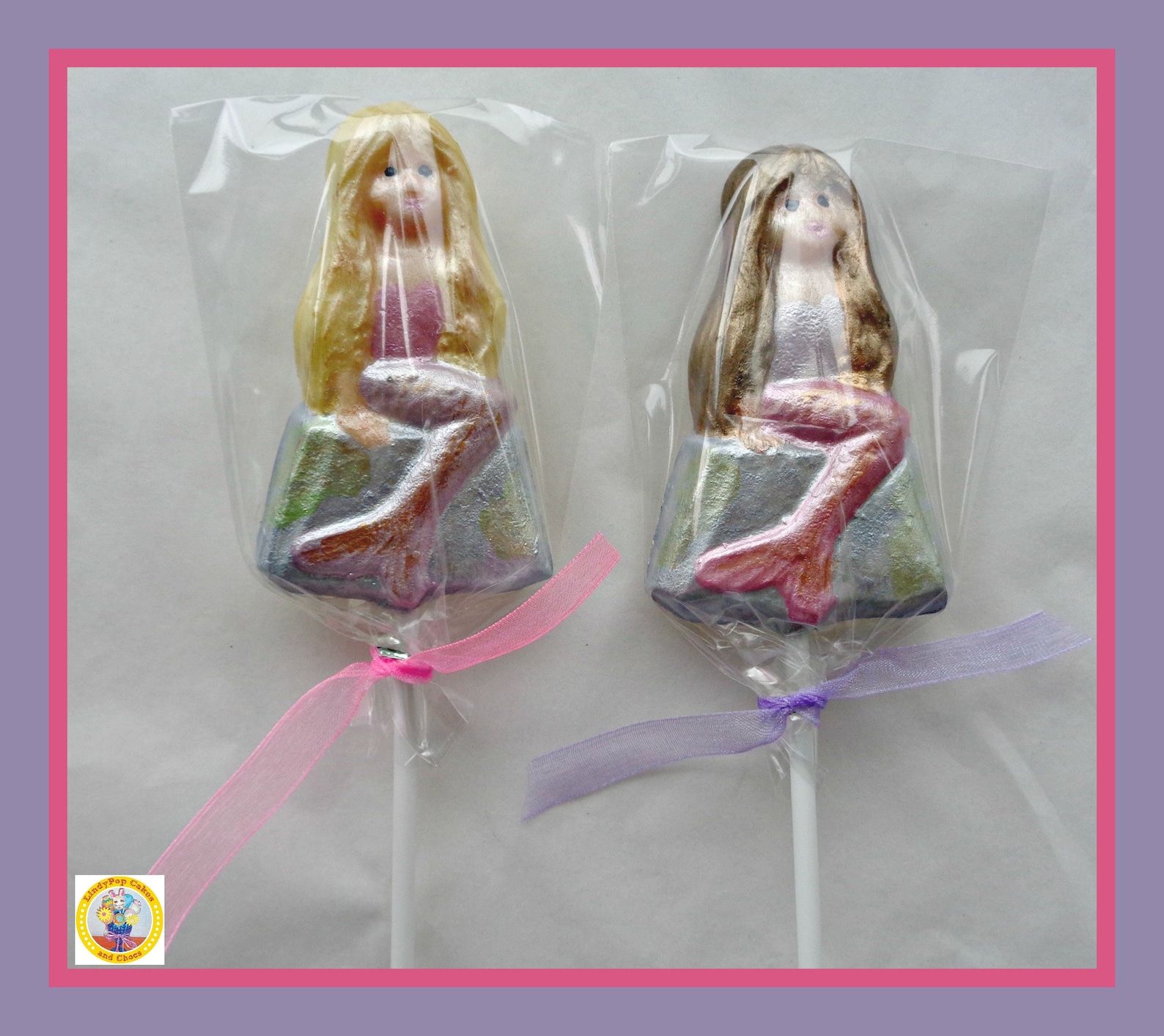 Chocolate Mermaid Lollipop/chocolate Lollipop/under the Sea - Etsy UK