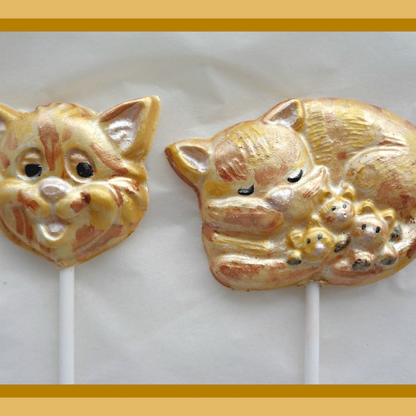 Cat Lollipops - Etsy