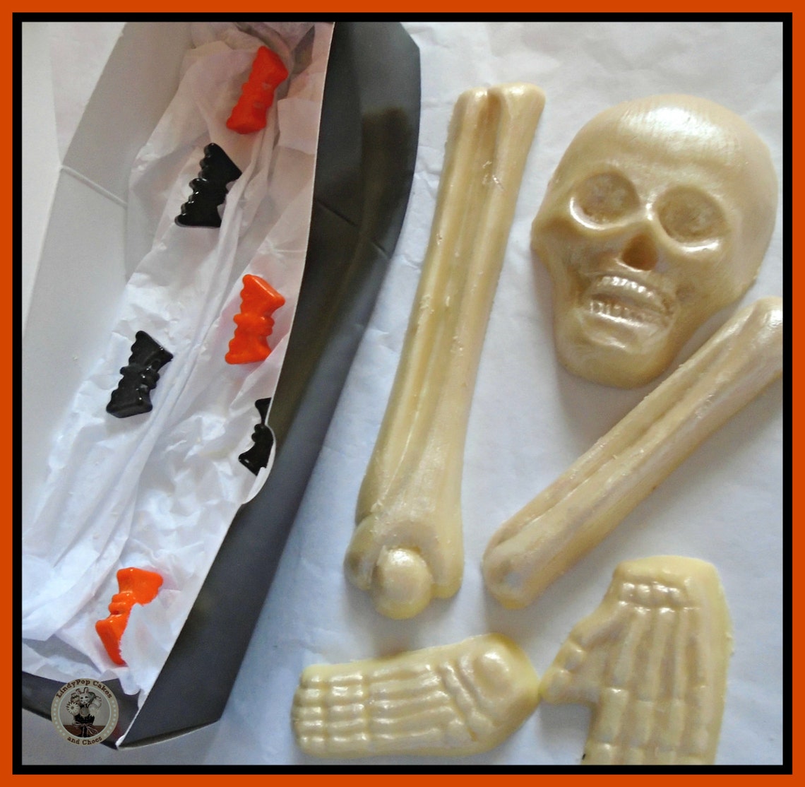 Chocolate Skeleton/Coffin/Halloween Gift/Chocolate | Etsy