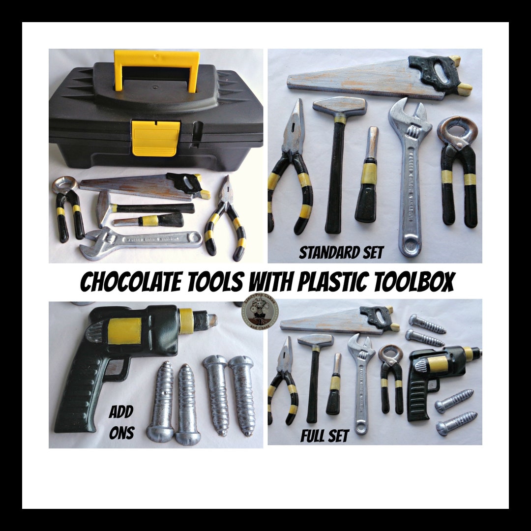 Chocolate Tools/tool Kit/tool Box/diy/saw/spanner/wrench/screws/plier ...