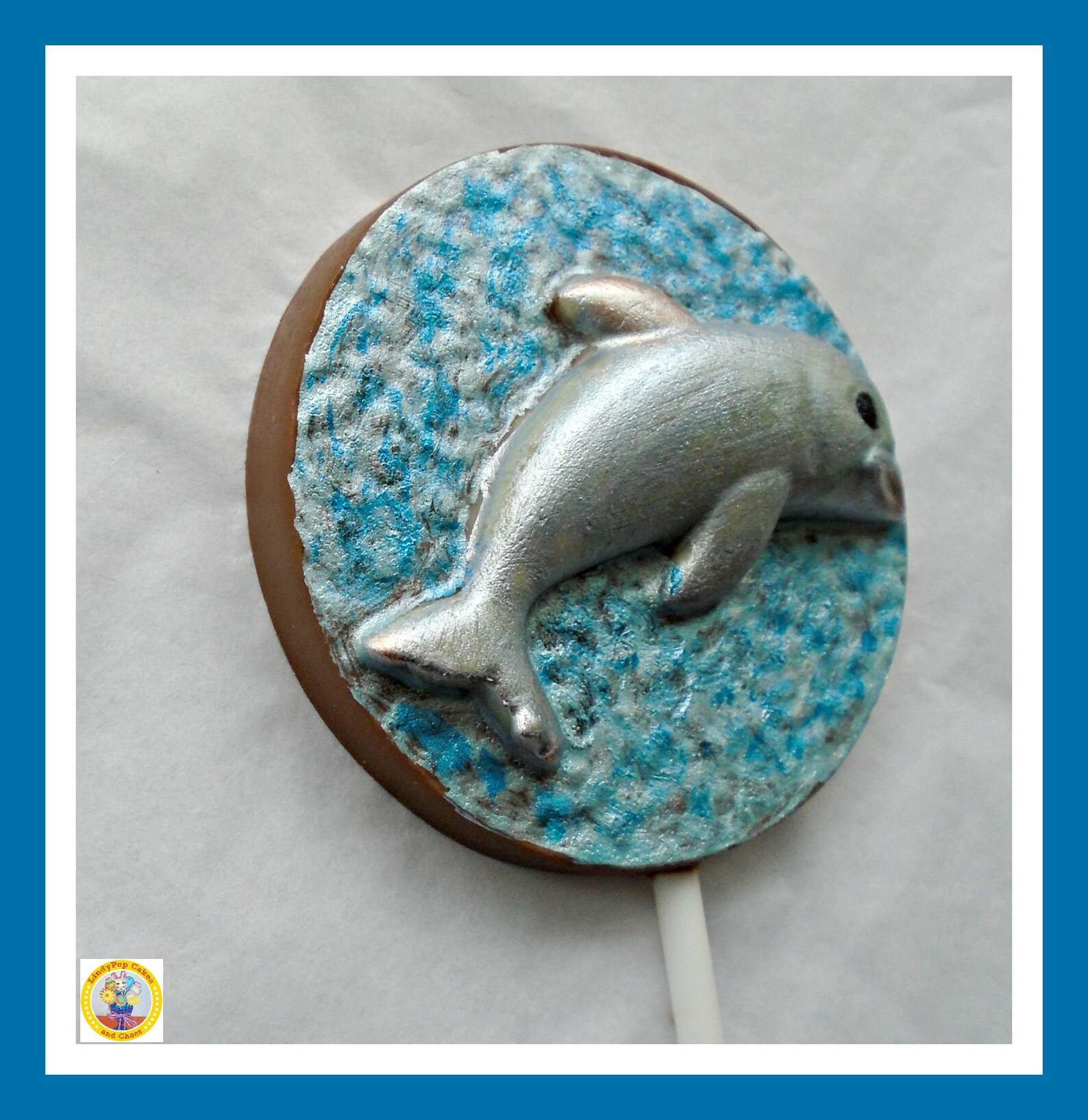 Chocolate Dolphin Lollipops/edible Dolphin Gift/birthday - Etsy
