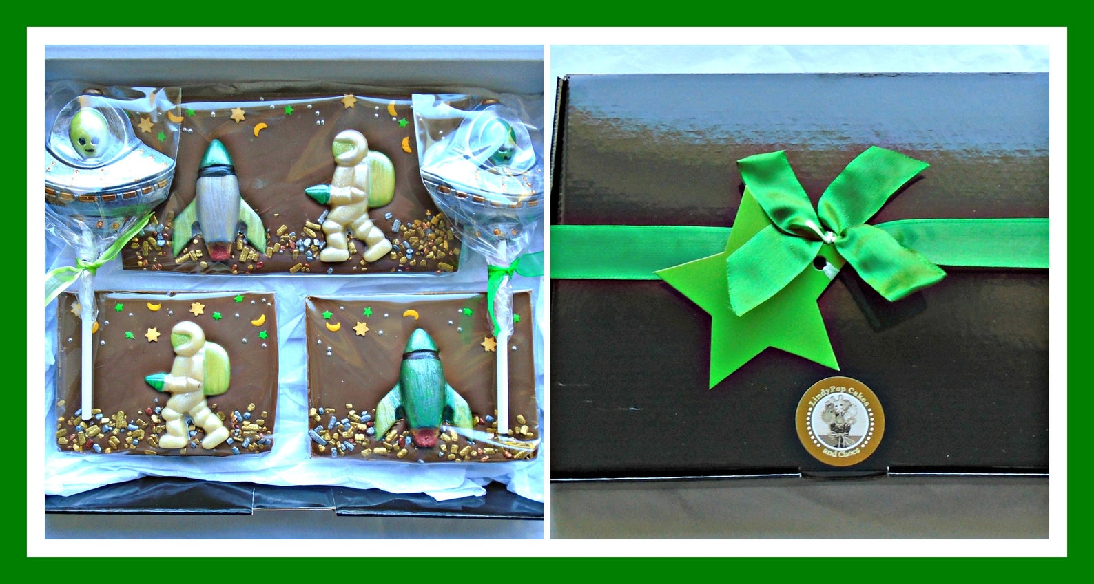 Outer Space Chocolate Gift/ufo/astronaut/alien/boy Birthday | Etsy