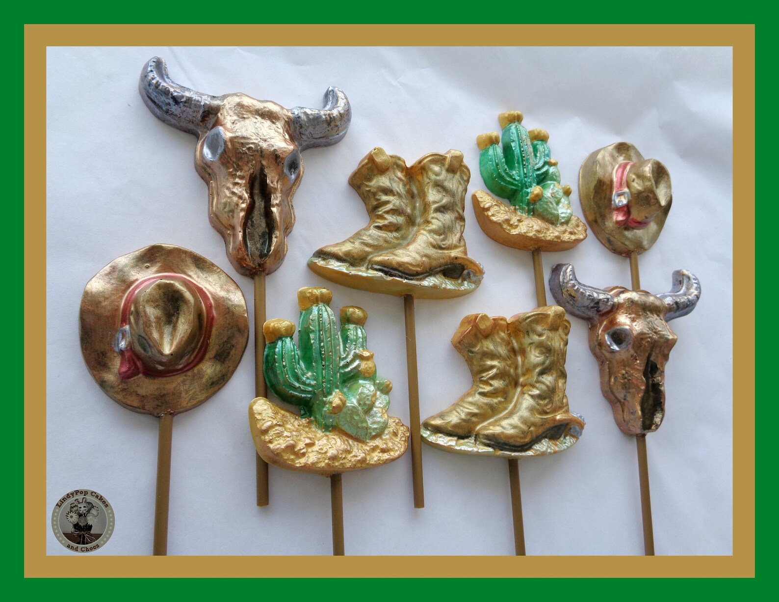 Cowboy Chocolate Lollipops/Country Western Chocolate - Etsy Italia