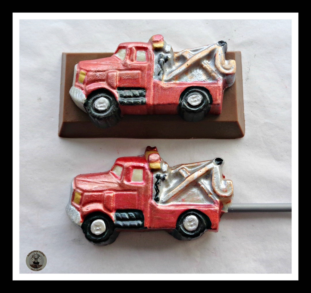 Tow Truck Chocolate Lollipops/chocolate Gift/breakdown Vehicle/auto ...