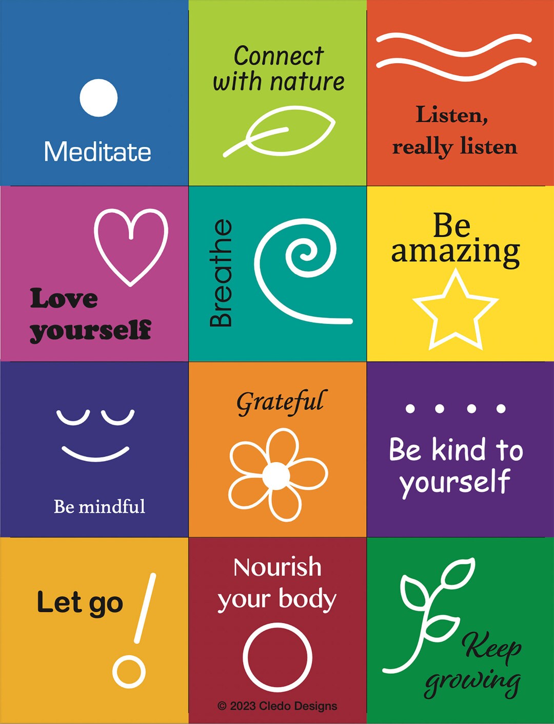 Daily Reminders Mini Poster - Etsy