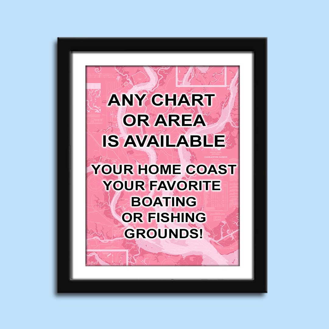 Nautical Chart - Nautical Art - Nautical Chart Decor - Etsy