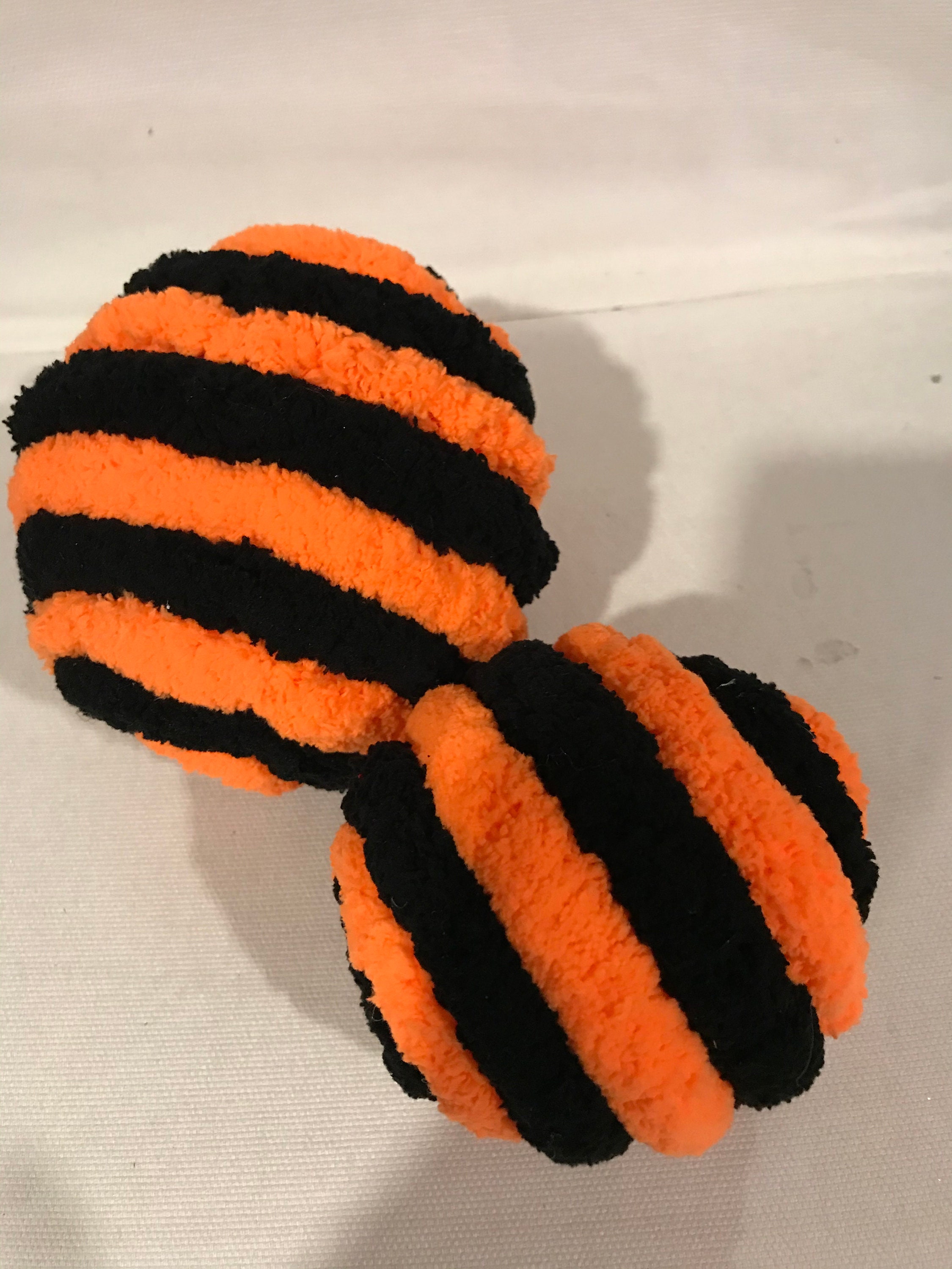 Set of Fuzzy Yarn Balls and Lollipop Bowl Fillers Black and | Etsy