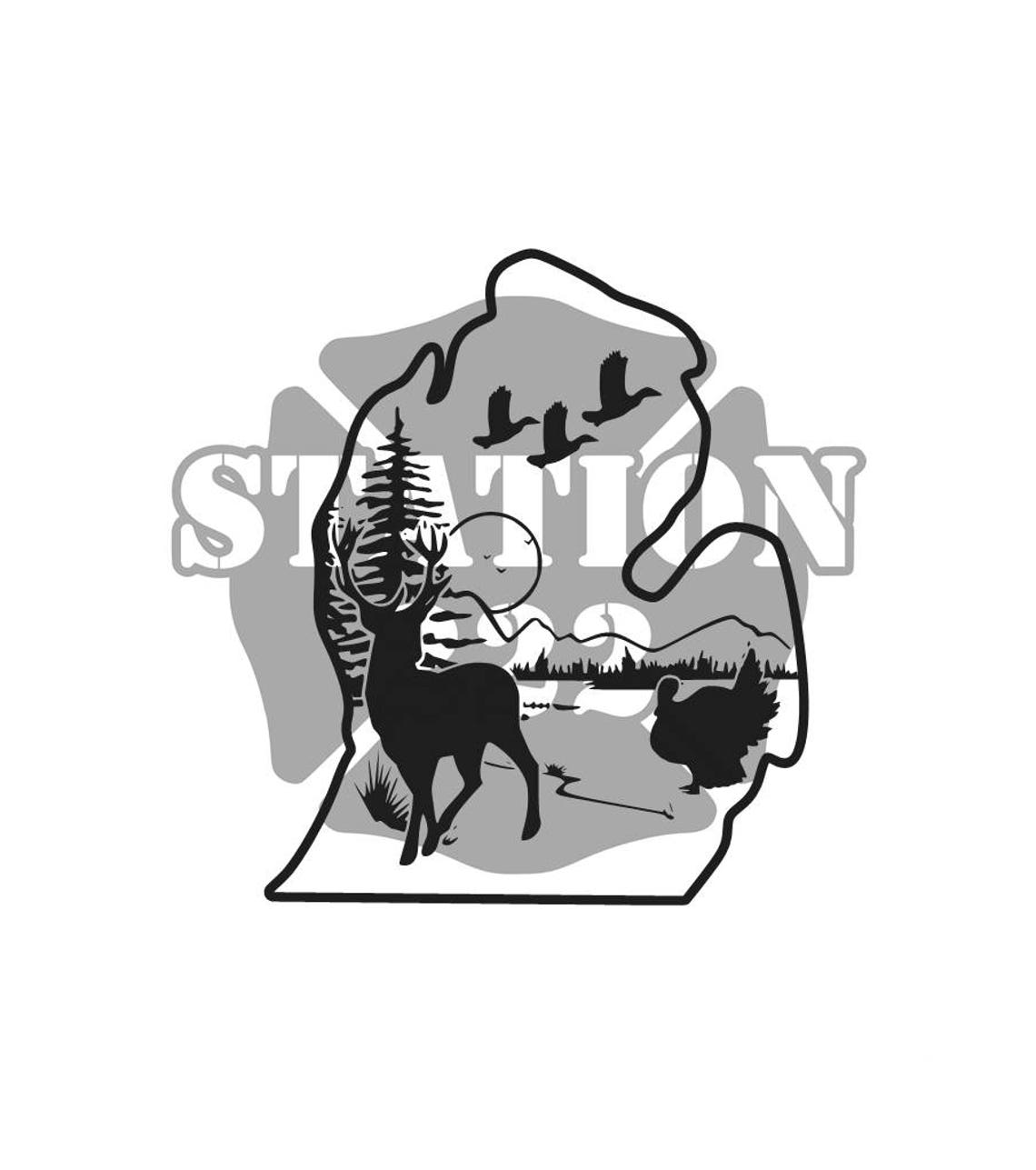 Michigan Nature Scene SVG Cut File - Etsy