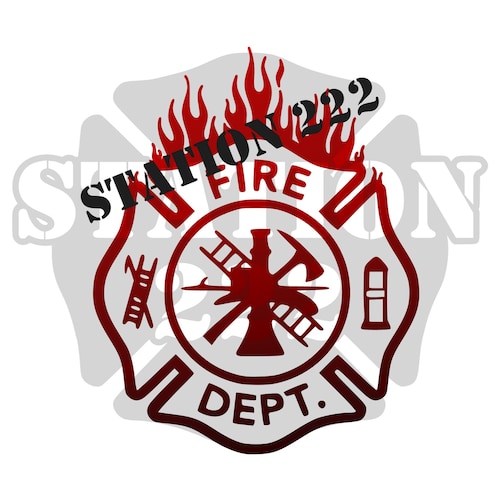 Fire Rescue Maltese Cross - Etsy