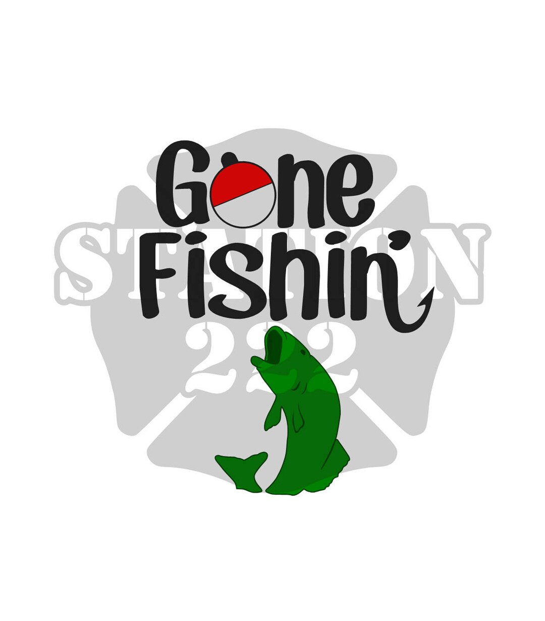 Gone Fishin' SVG Cut File - Etsy