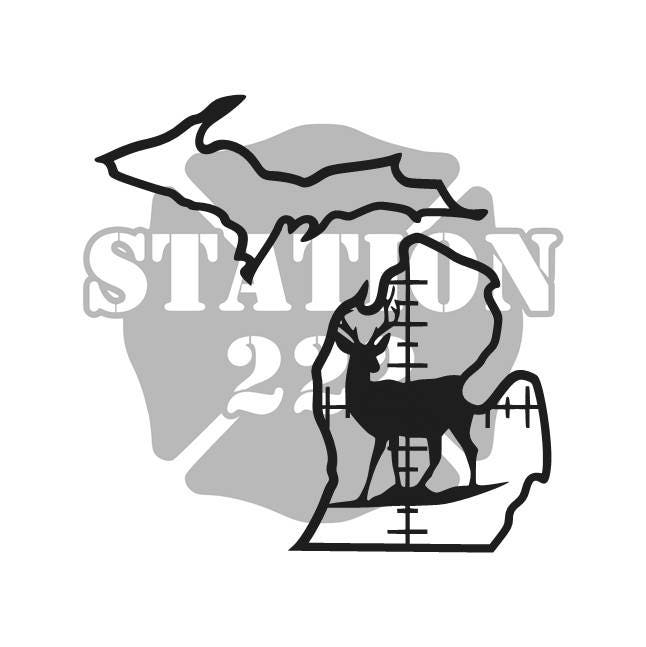 Michigan Deer Hunting SVG Cut File - Etsy