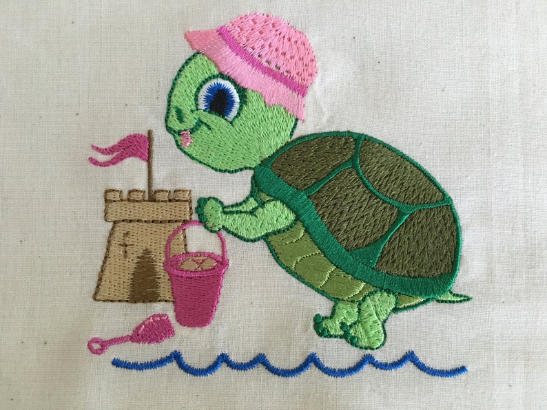 10 Turtle Embroidery Design 10 Turtles 4x4 Embroidery | Etsy