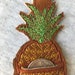 ITH Pineapple Key Fob Embroidery Design Pineapple Key Fob - Etsy