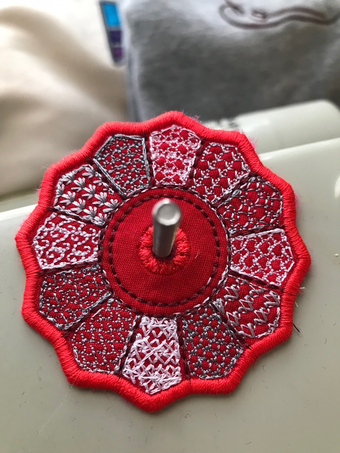 Spool Pin Cover Embroidery Design ITH Spool Pin Cover - Etsy