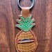 ITH Pineapple Key Fob Embroidery Design Pineapple Key Fob - Etsy
