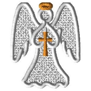 FSL Angels - 2 FSL Angel Embroidery Designs- 4x4 Design - Free Standing ...