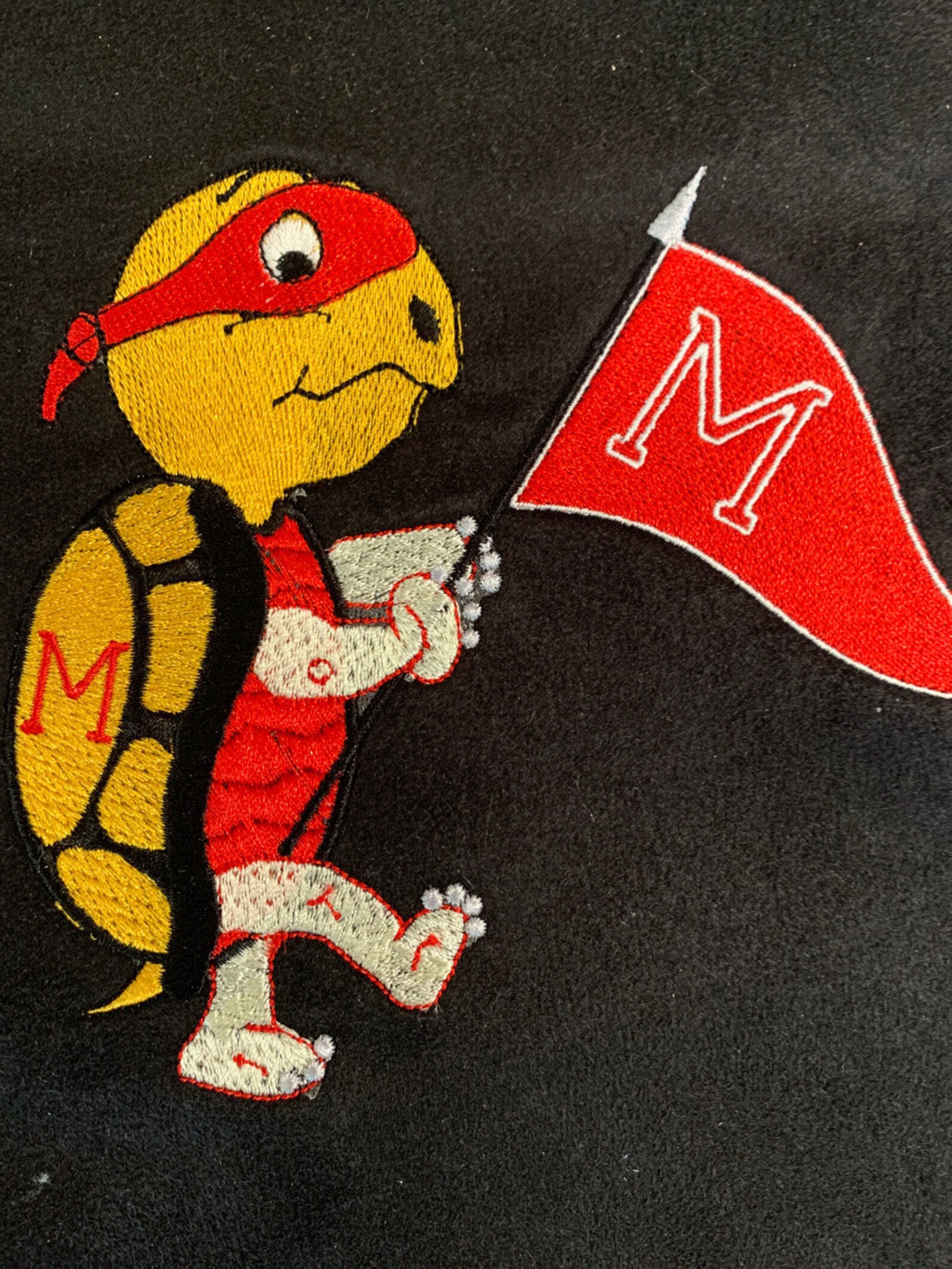 Cute Turtle Mascot With Letter M 6 in X 5 in Turtle - Etsy