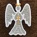 FSL Angels - 2 FSL Angel Embroidery Designs- 4x4 Design - Free Standing ...