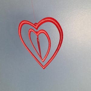 FSL Heart Mobile Embroidery Design - FSL Heart Mobile for 5x7 Hoop ...
