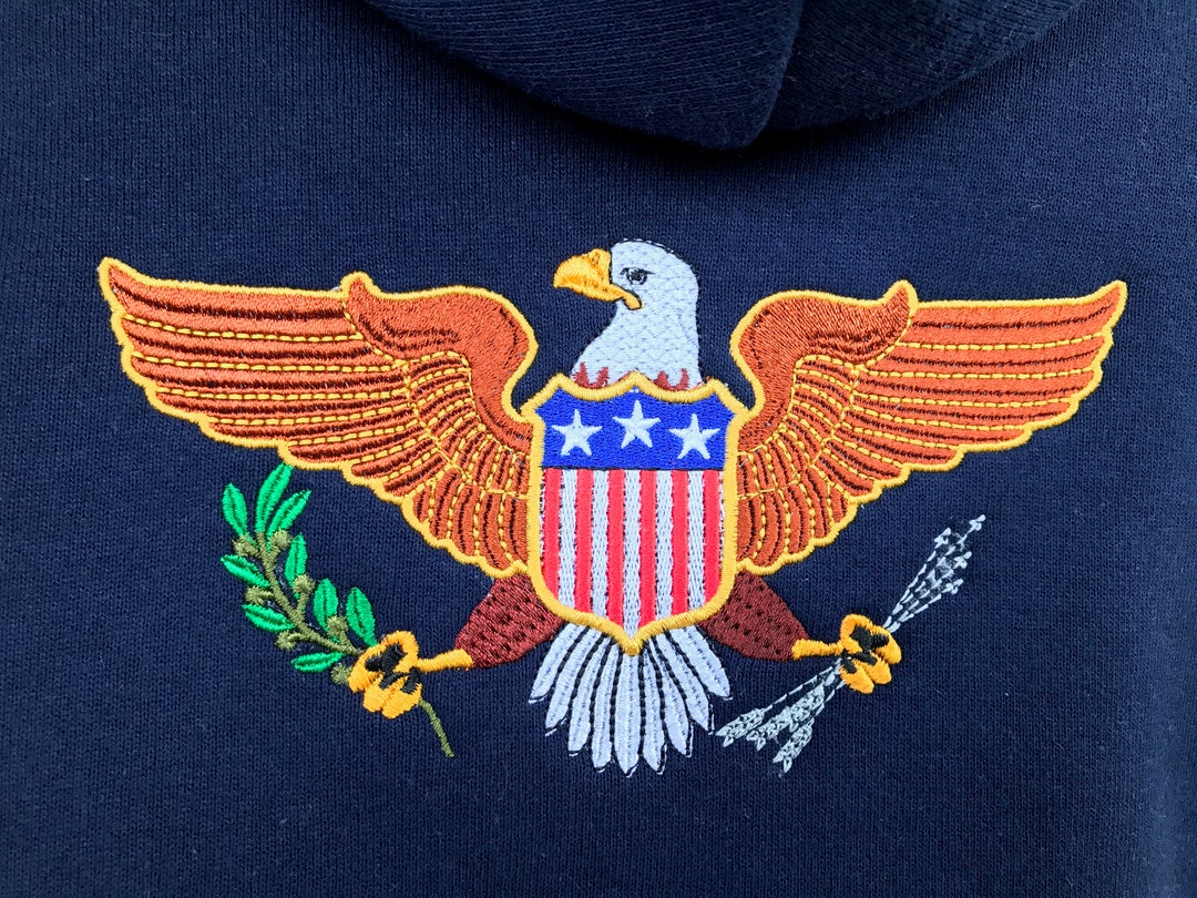USA Eagle Embroidery Design - USA Seal Eagle Embroidery Design - Eagle ...