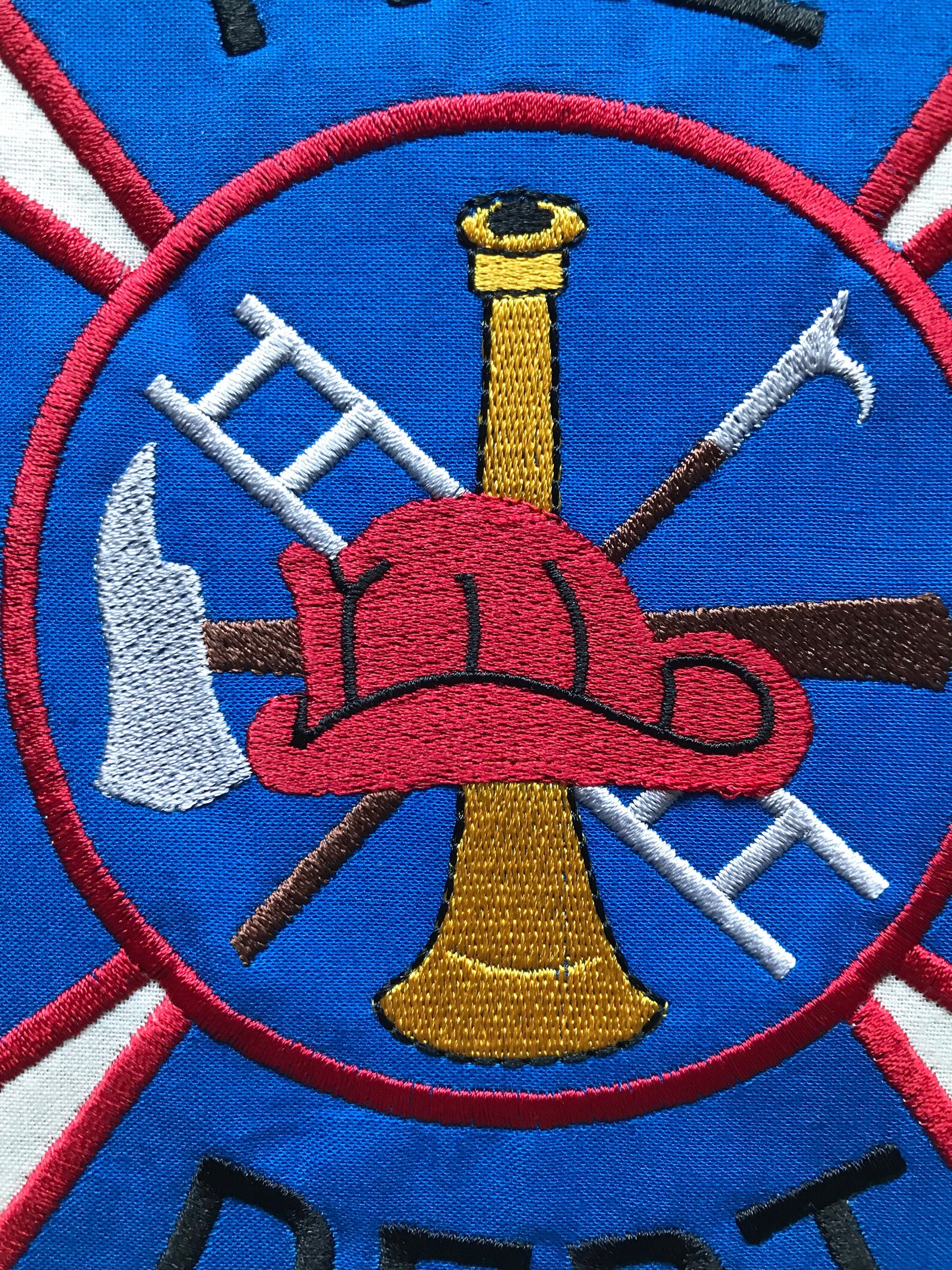 Fire Departmen Maltese Cross Embroidery Design - Fire Department ...