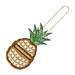 ITH Pineapple Key Fob Embroidery Design Pineapple Key Fob - Etsy
