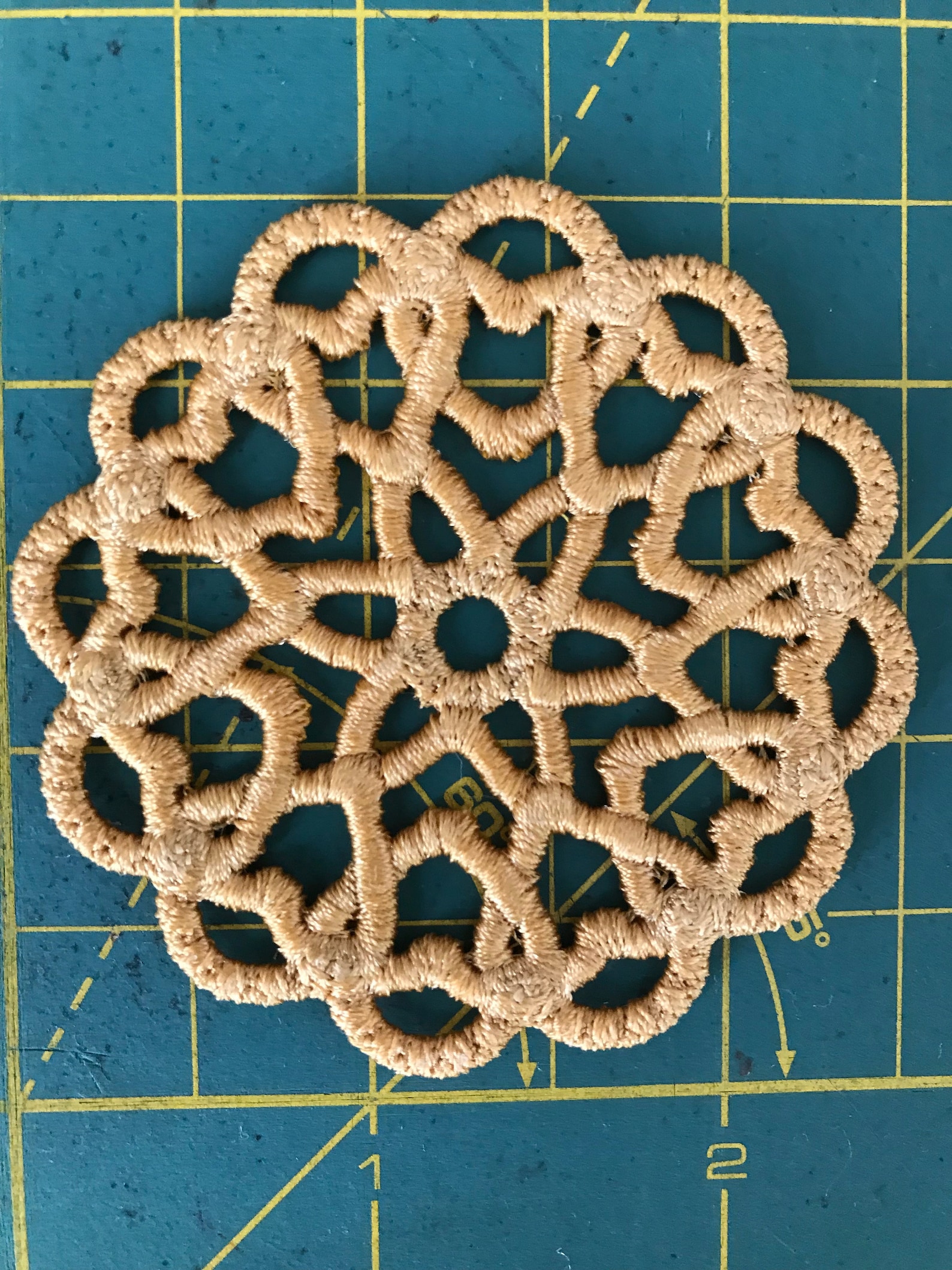 Free Standing Lace Spool Pin Cover Embroidery Design FSL - Etsy