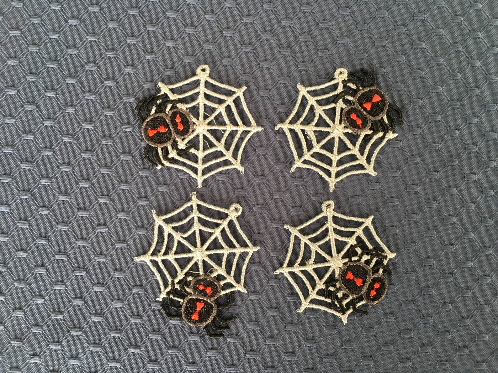 FSL Spider Web Earrings - 4 Spider Webs in a 4x4 Hoop - Spider Web With ...