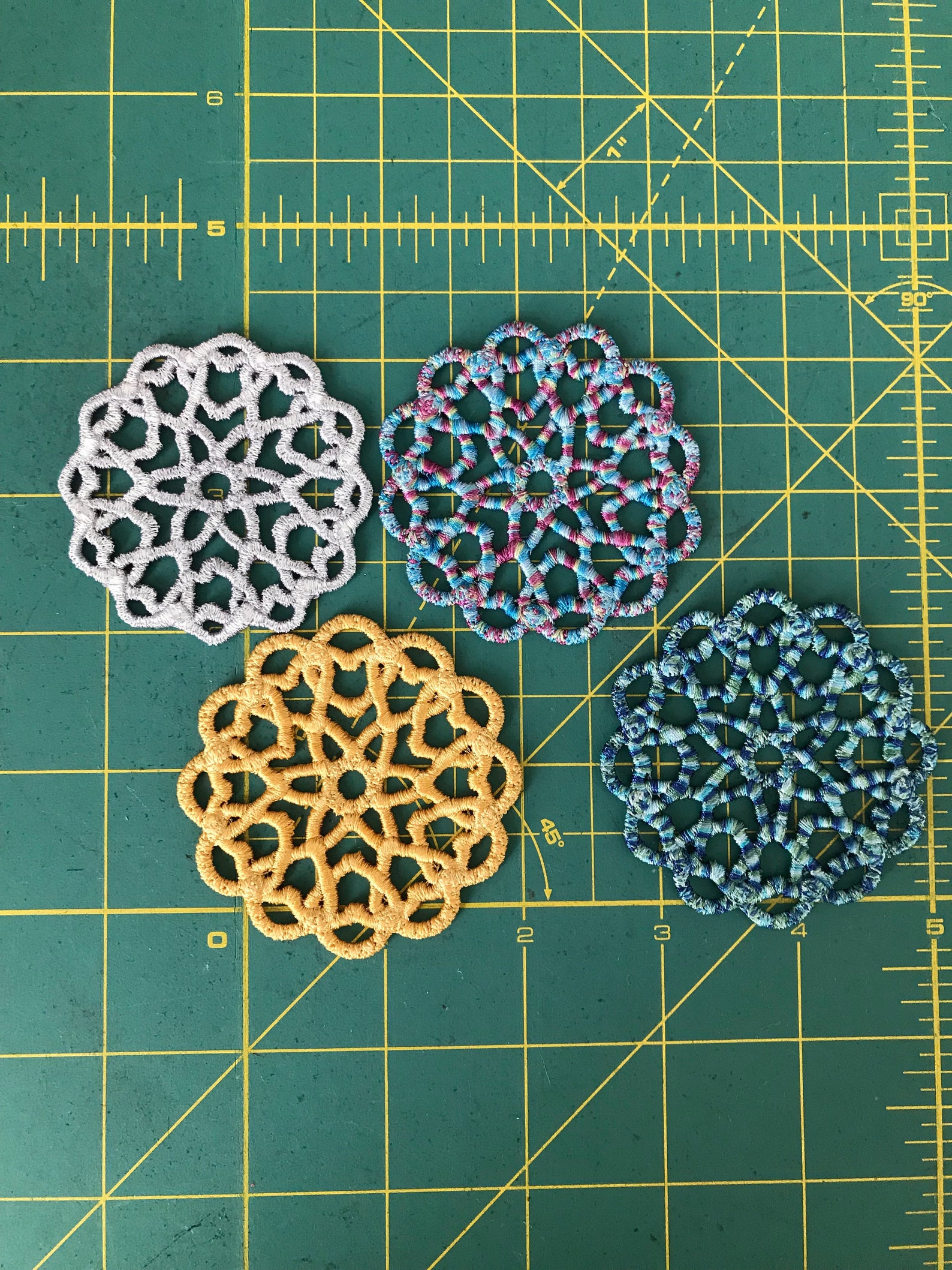 Free Standing Lace Spool Pin Cover Embroidery Design - FSL Spool Pin ...