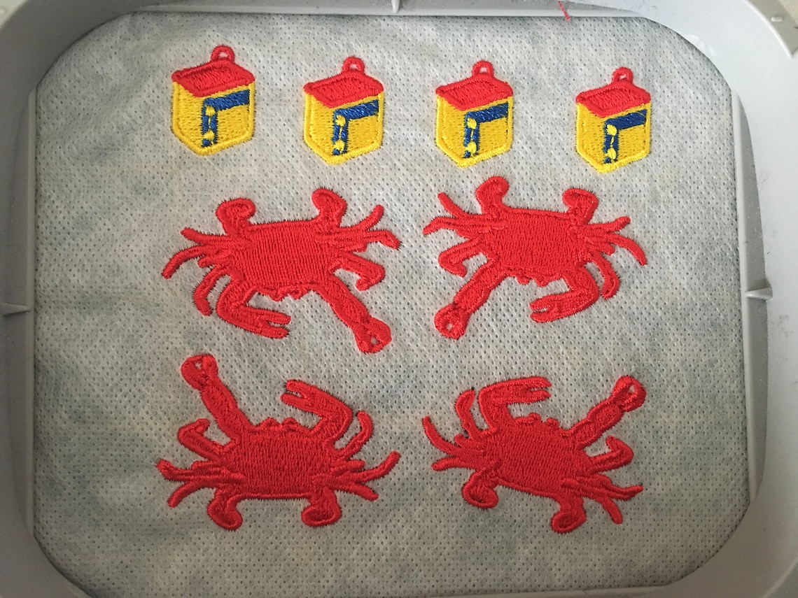 FSL Crab Earrings Free Standing Lace Crab Earrings Crab - Etsy