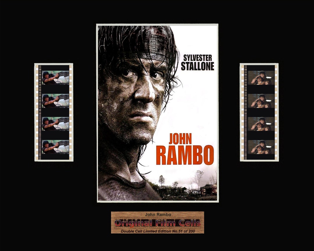 John Rambo Unframed Double Film Cell Picture - Etsy