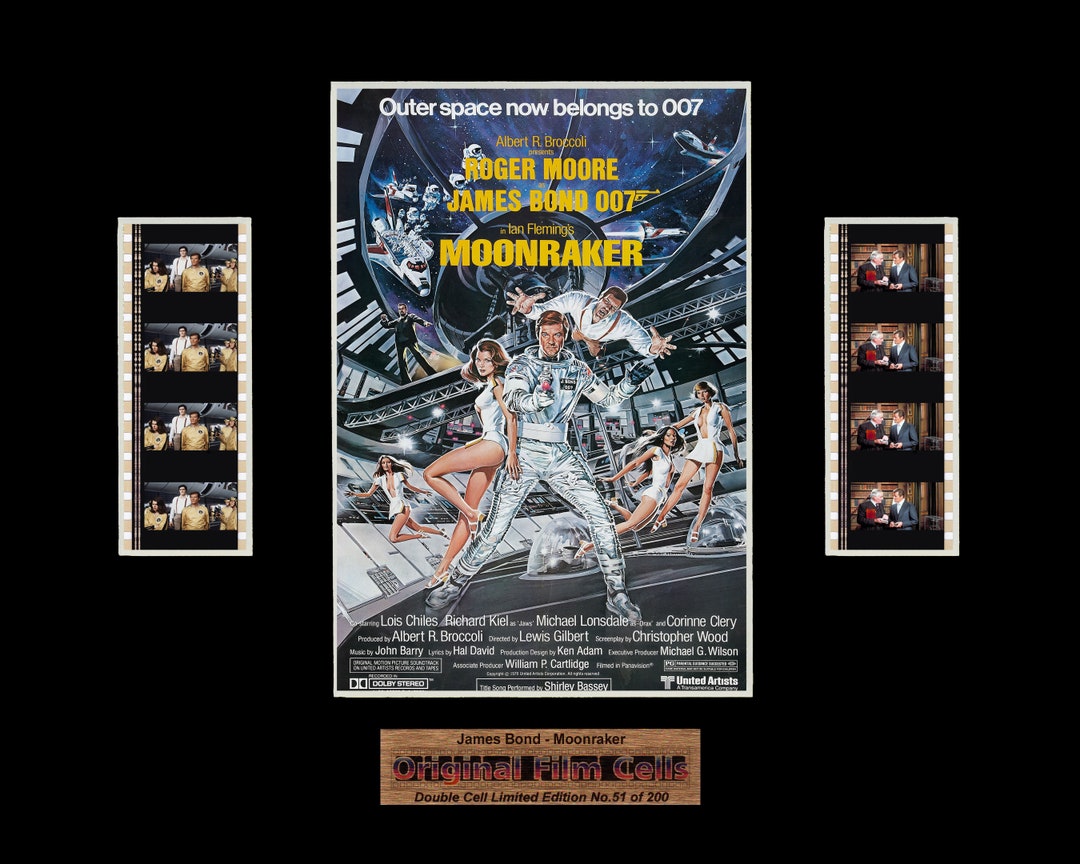 Moonraker (1979) - James Bond 007 - Unframed Double Film Cell Picture - Etsy