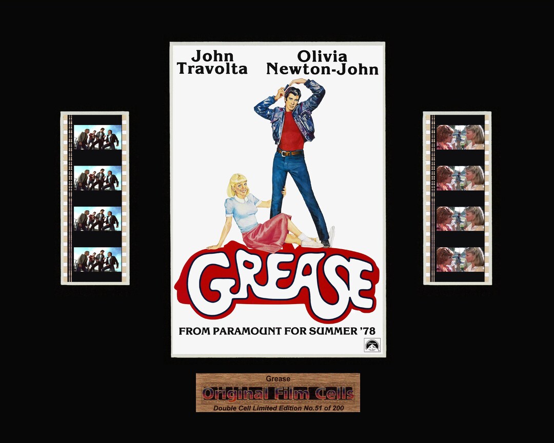 Grease Unframed Double Film Cell Picture - Etsy