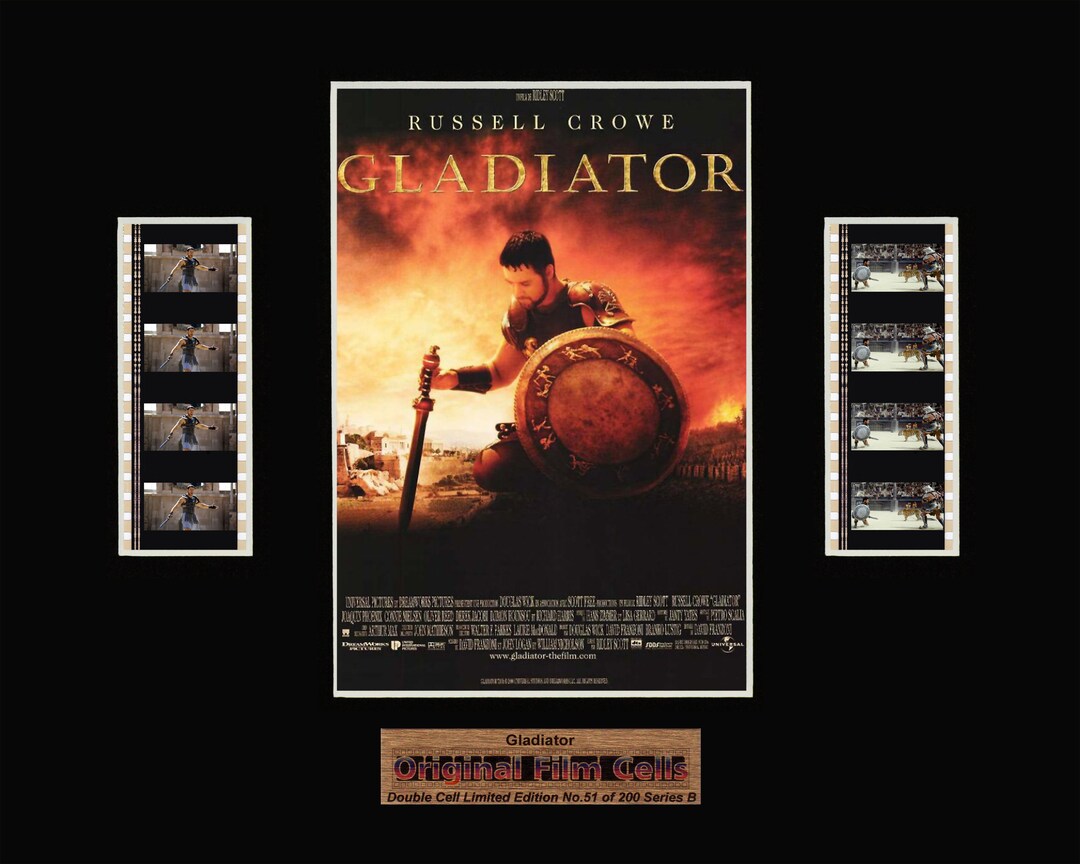 Gladiator (2000) - Series B - Unframed Double Film Cell Picture - Etsy
