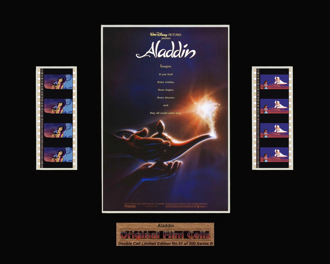 Aladdin Series B Disney Unframed Double Film Cell Picture - Etsy