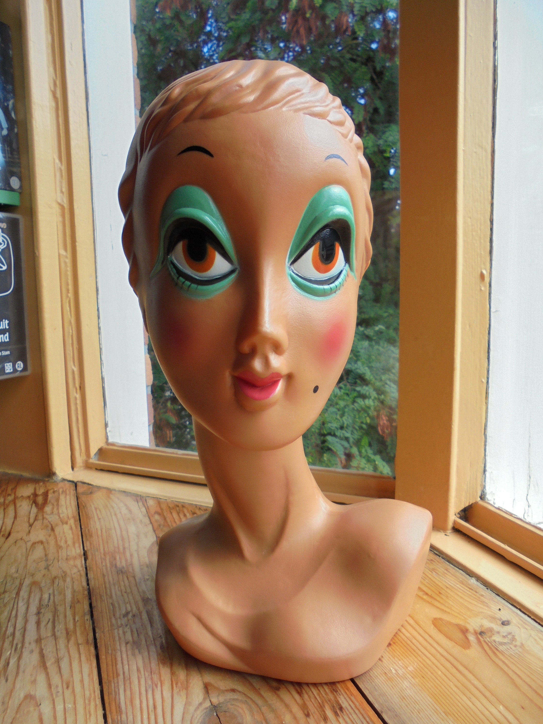 Vintage Twiggy head / hoofd / tête à chapeau / mannequin / | Etsy