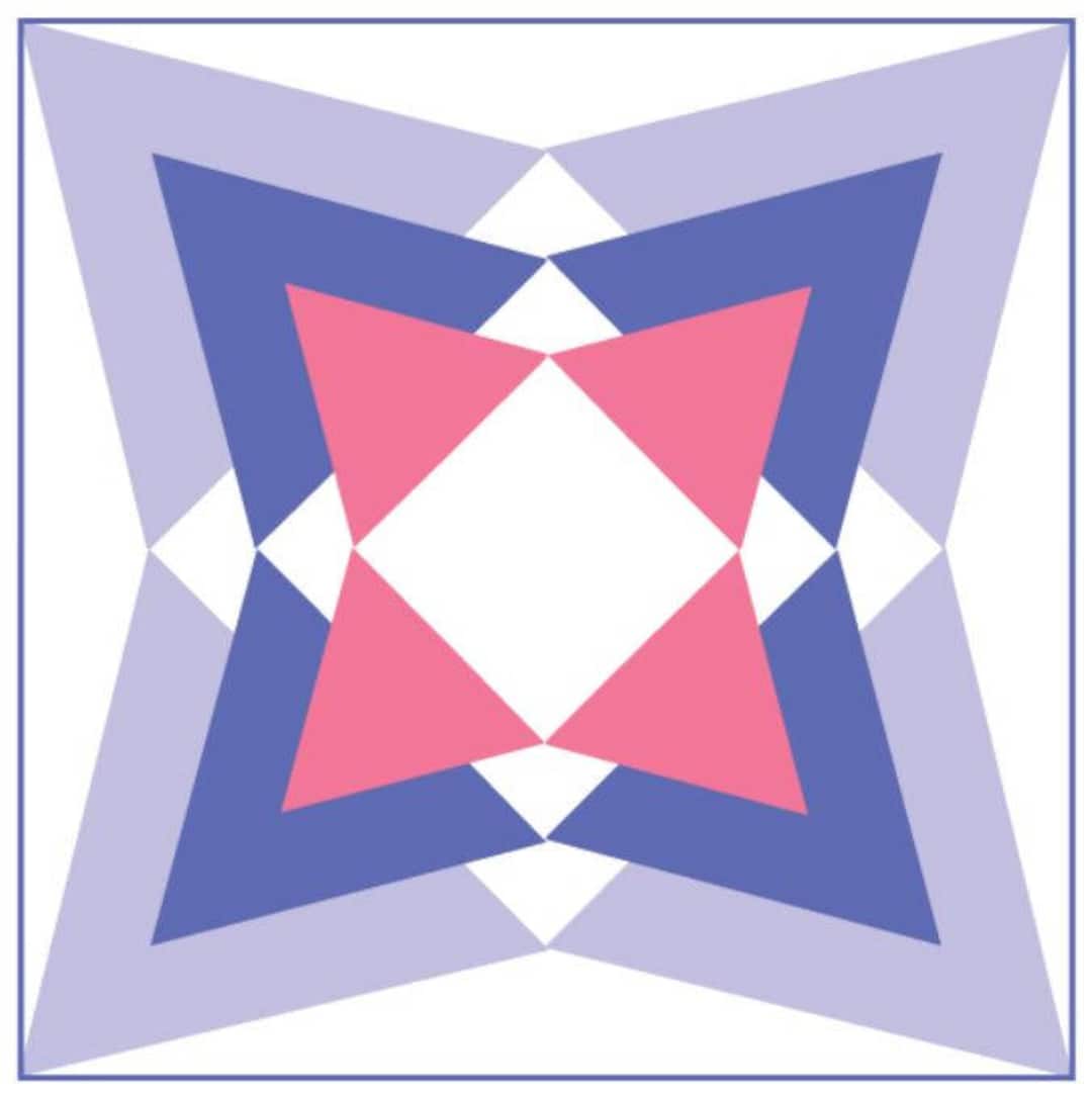 12 Block Star Quilt Pattern Paper Piece Socalsew - Etsy