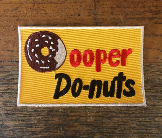 Cooper Donuts iron on Patch Cooper Do-Nuts Los Angeles | Etsy