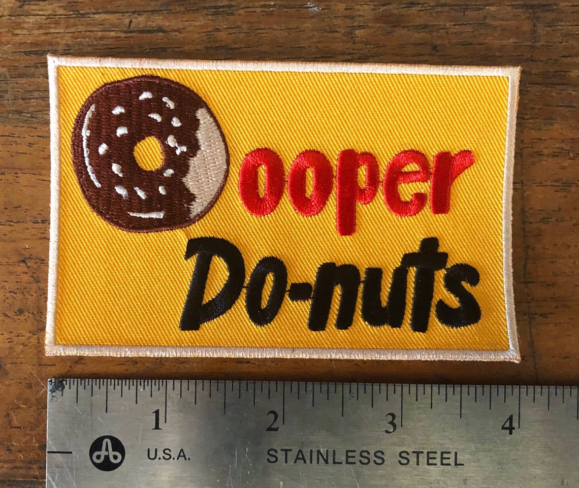 Cooper Donuts iron on Patch Cooper Do-Nuts Los Angeles | Etsy