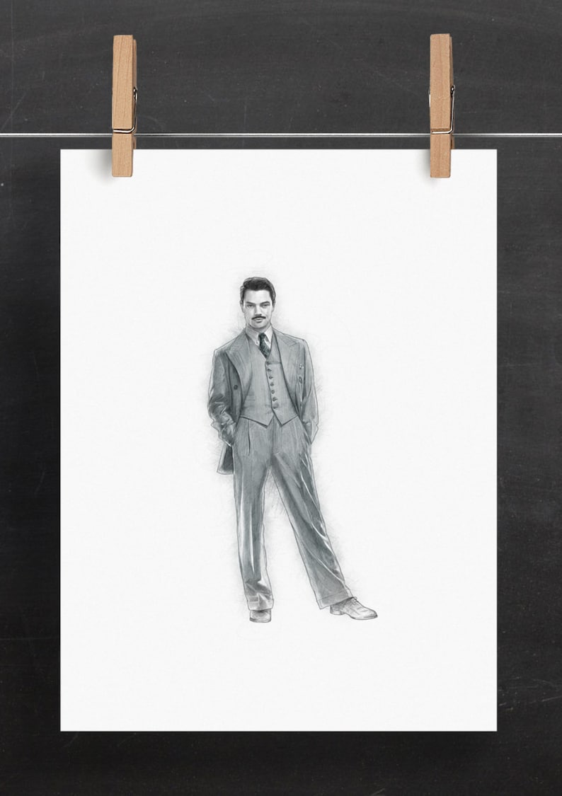 Agent Carter Print Howard Stark Poster: Agent Carter Art marvel Print ...