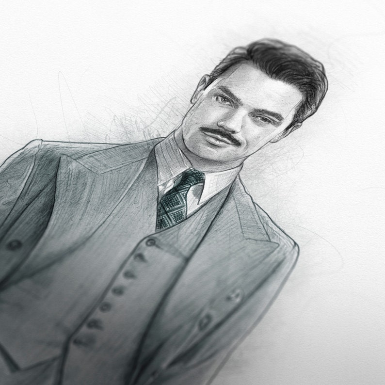 Agent Carter Print Howard Stark Poster: Agent Carter Art marvel Print ...