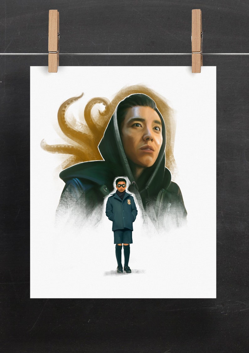 The Umbrella Academy Number Six Ben the Horror. Printed - Etsy